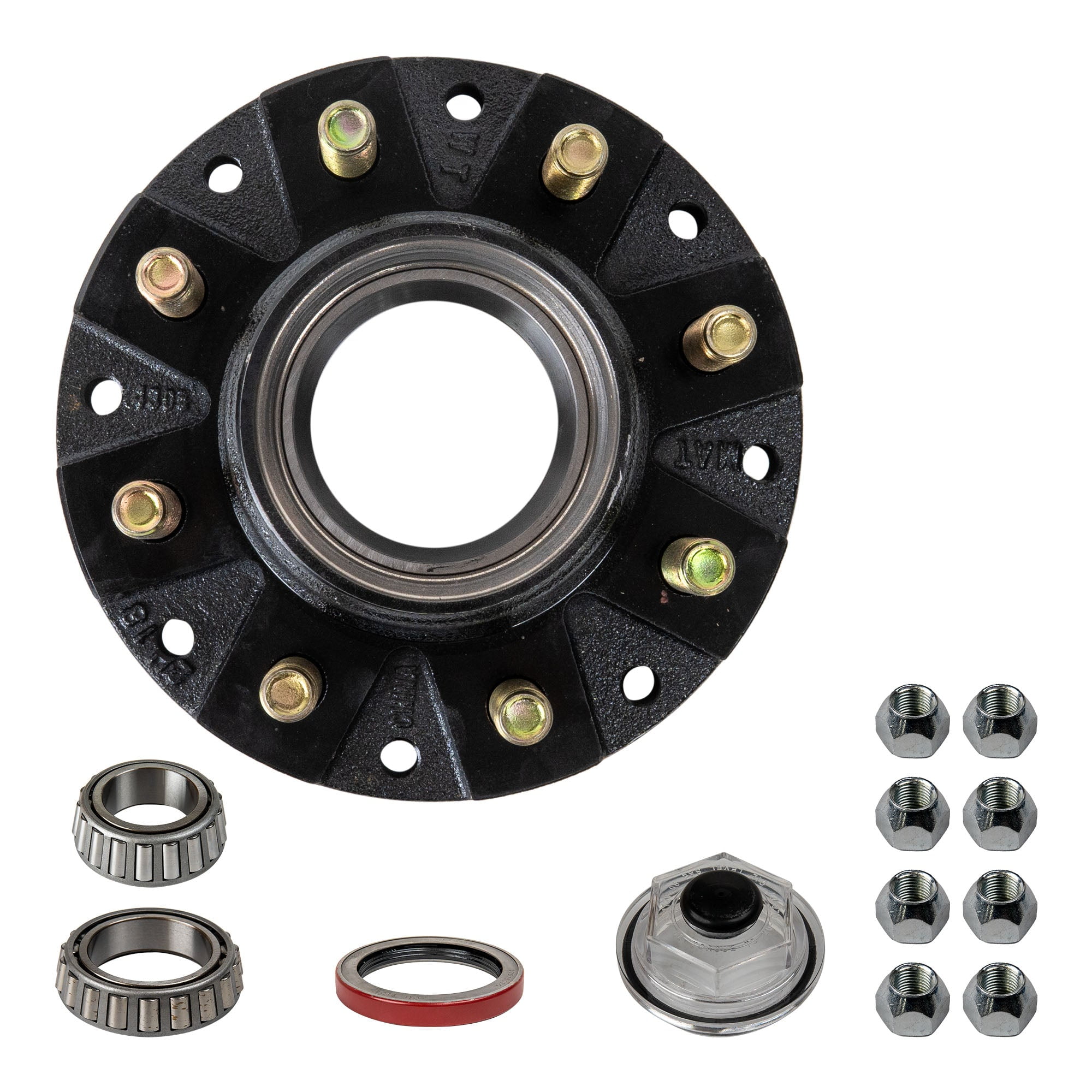 10K GD Trailer Axle Hub Assembly - 8 Lug (New Style) - Walmart.com