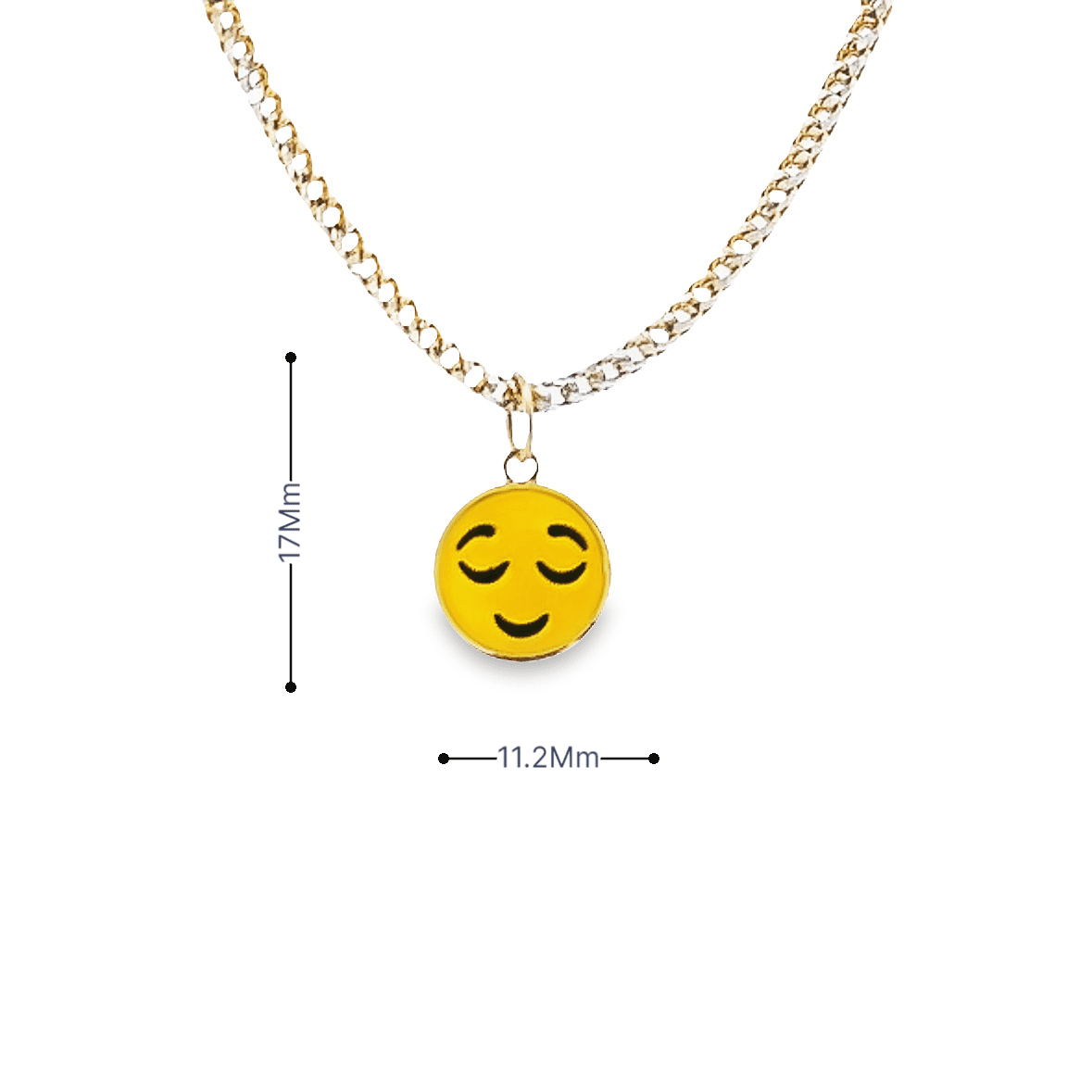 10K Gold Happy Face Emoji Charm - Walmart.com