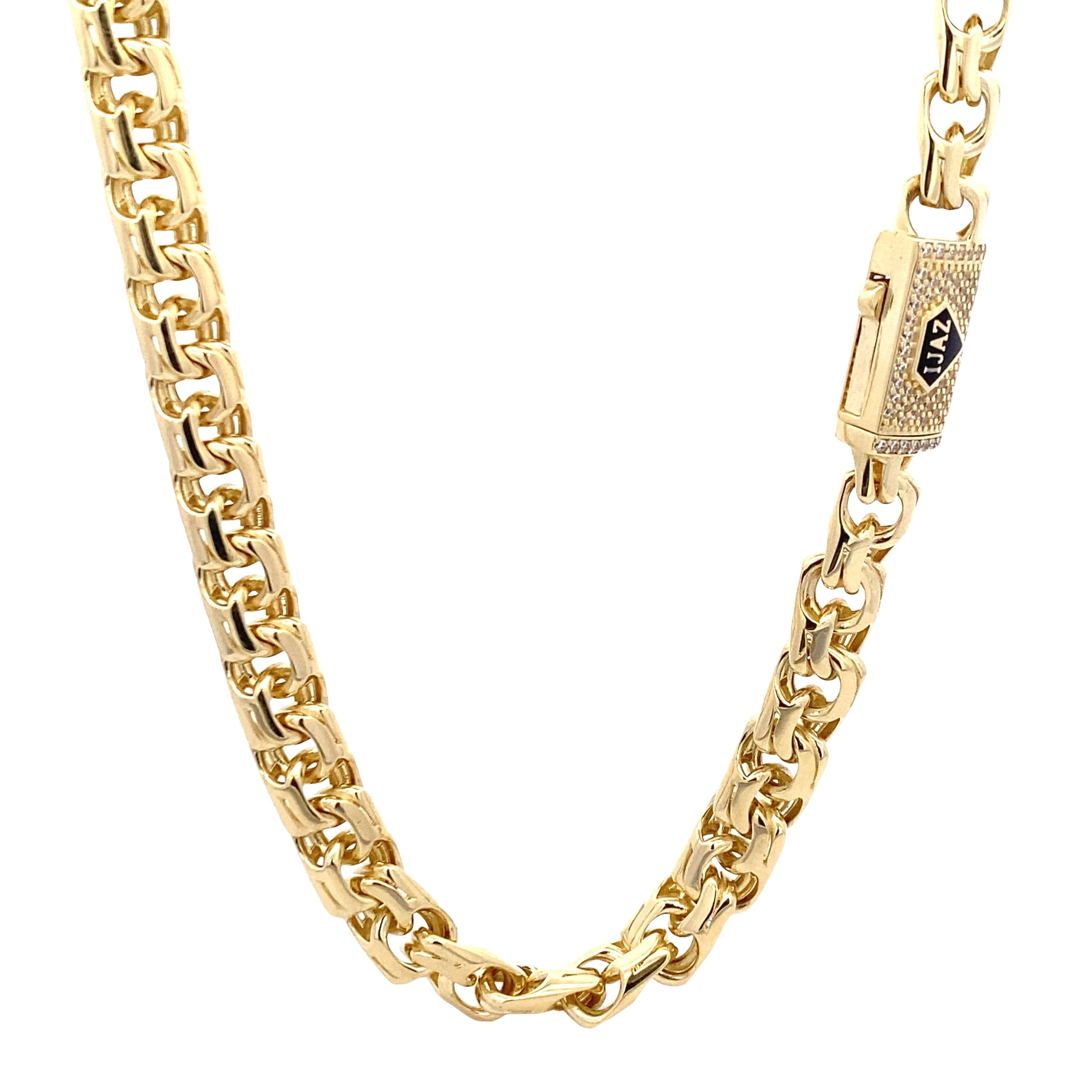 10K Gold High Polish Chino Chain 26" 10Mm - Walmart.com