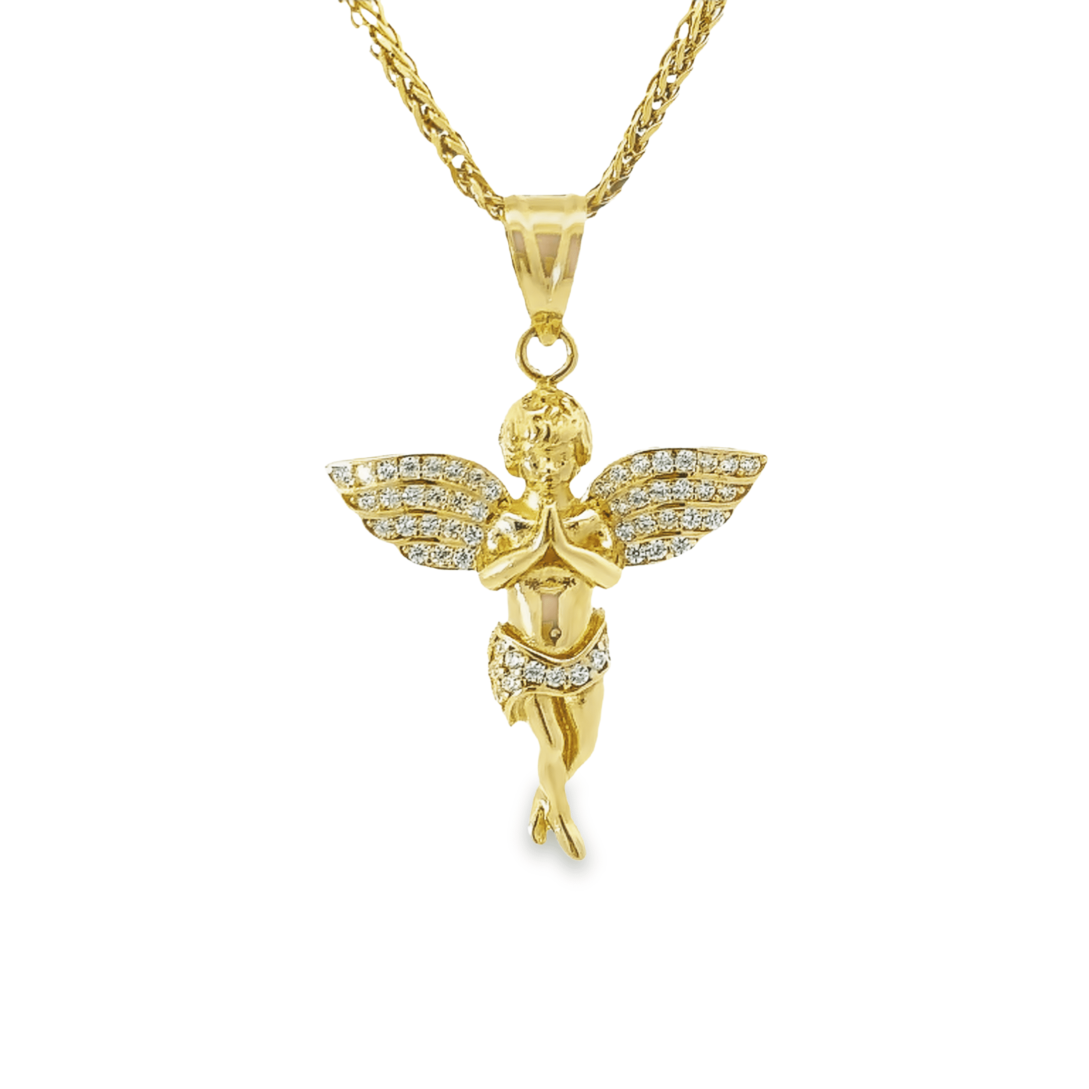 10K Gold Small Angel Charm - Walmart.com