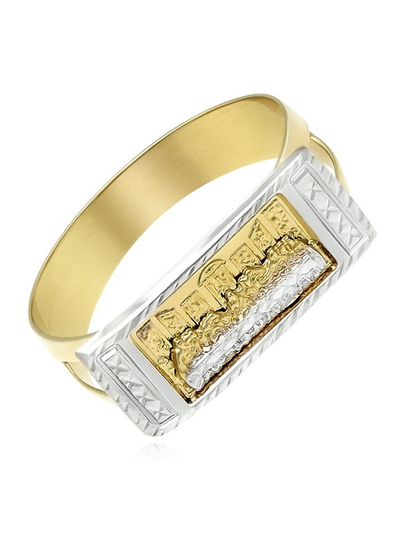 Last Supper Gold Ring