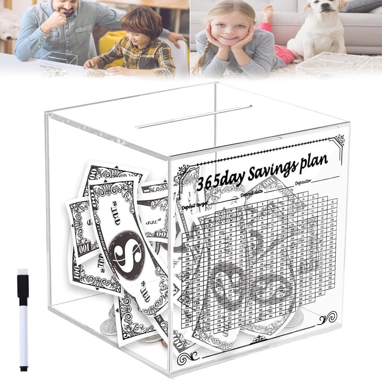 10K Smash Box for Money,10 k Smash Money Box,10k Savings Challenge Box ...