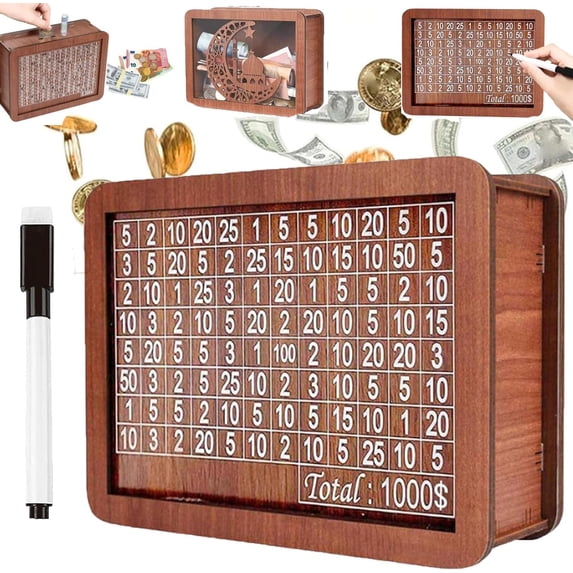 10K Smash Box, Smash Box for Money, 10000 Savings Challenge Box, Money ...
