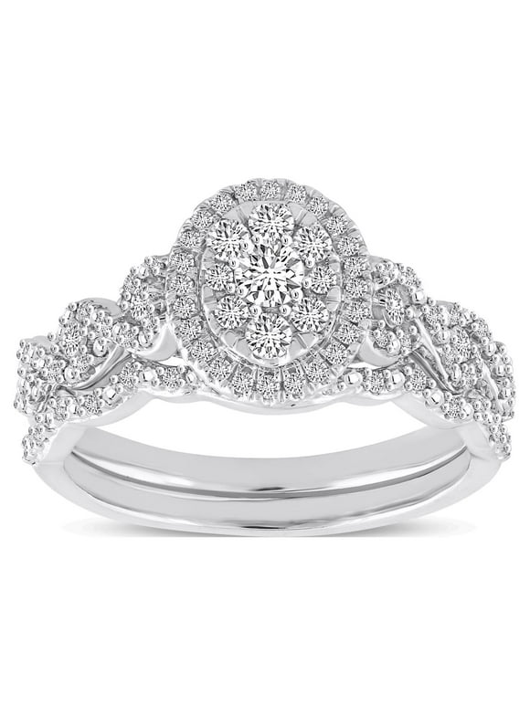 Forever Bride Wedding Ring Sets in The Wedding Shop - Walmart.com