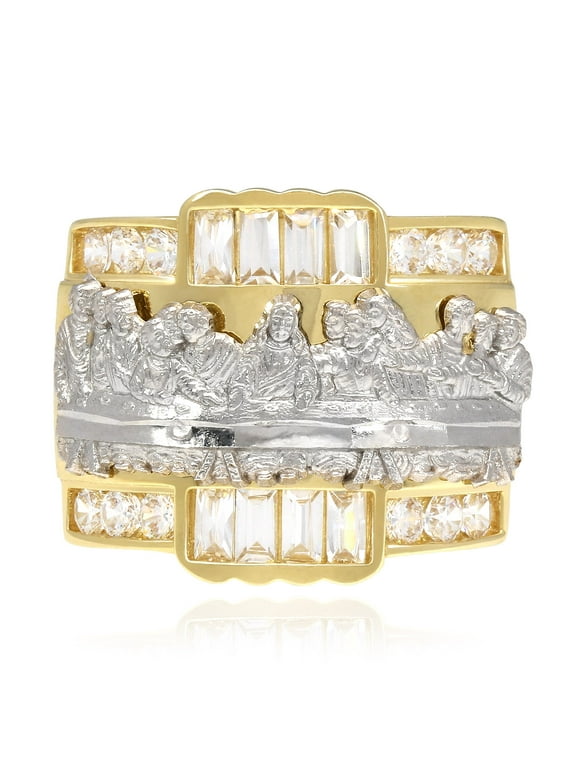 Last Supper Gold Ring