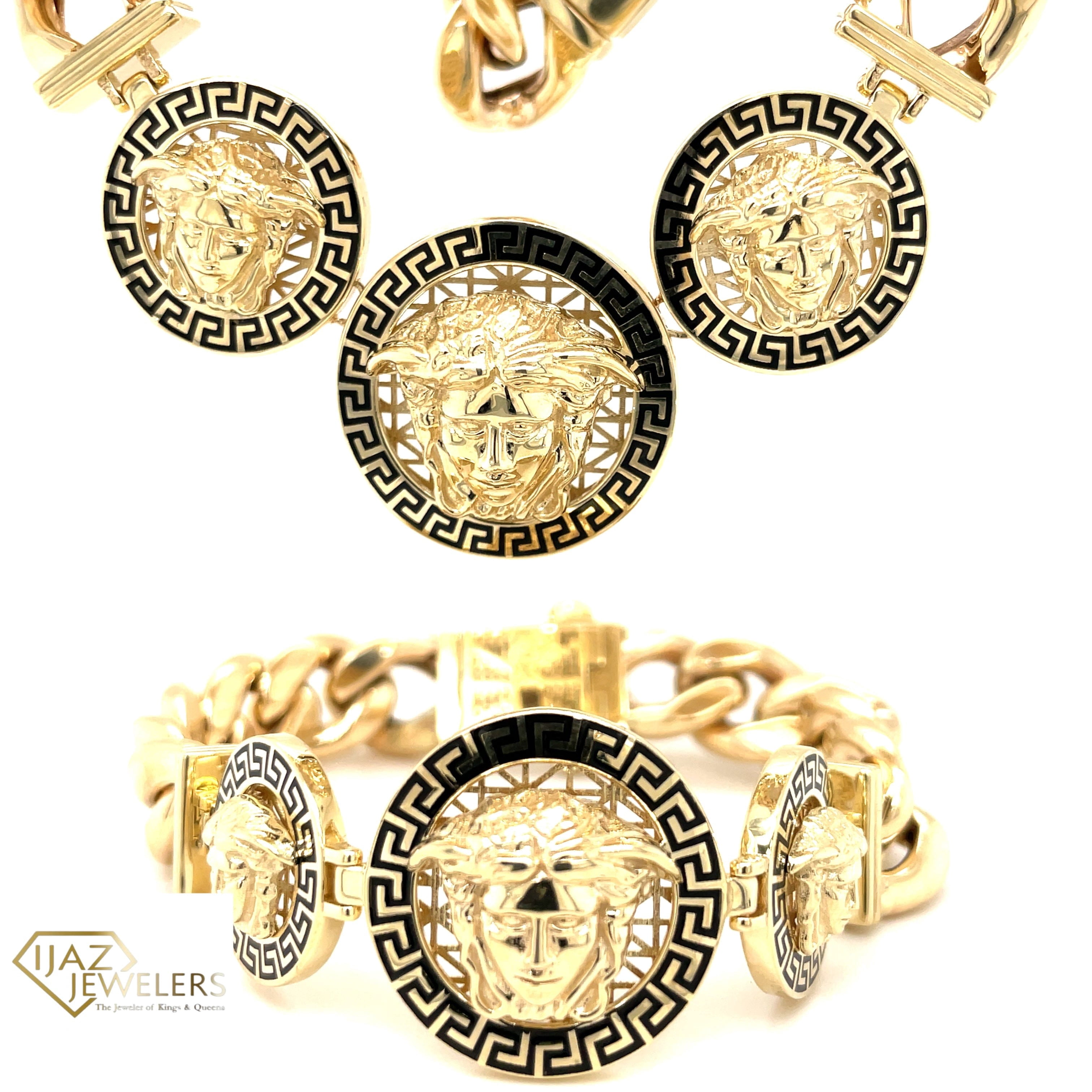 10K Yellow Gold Medusa Face Setup - Walmart.com