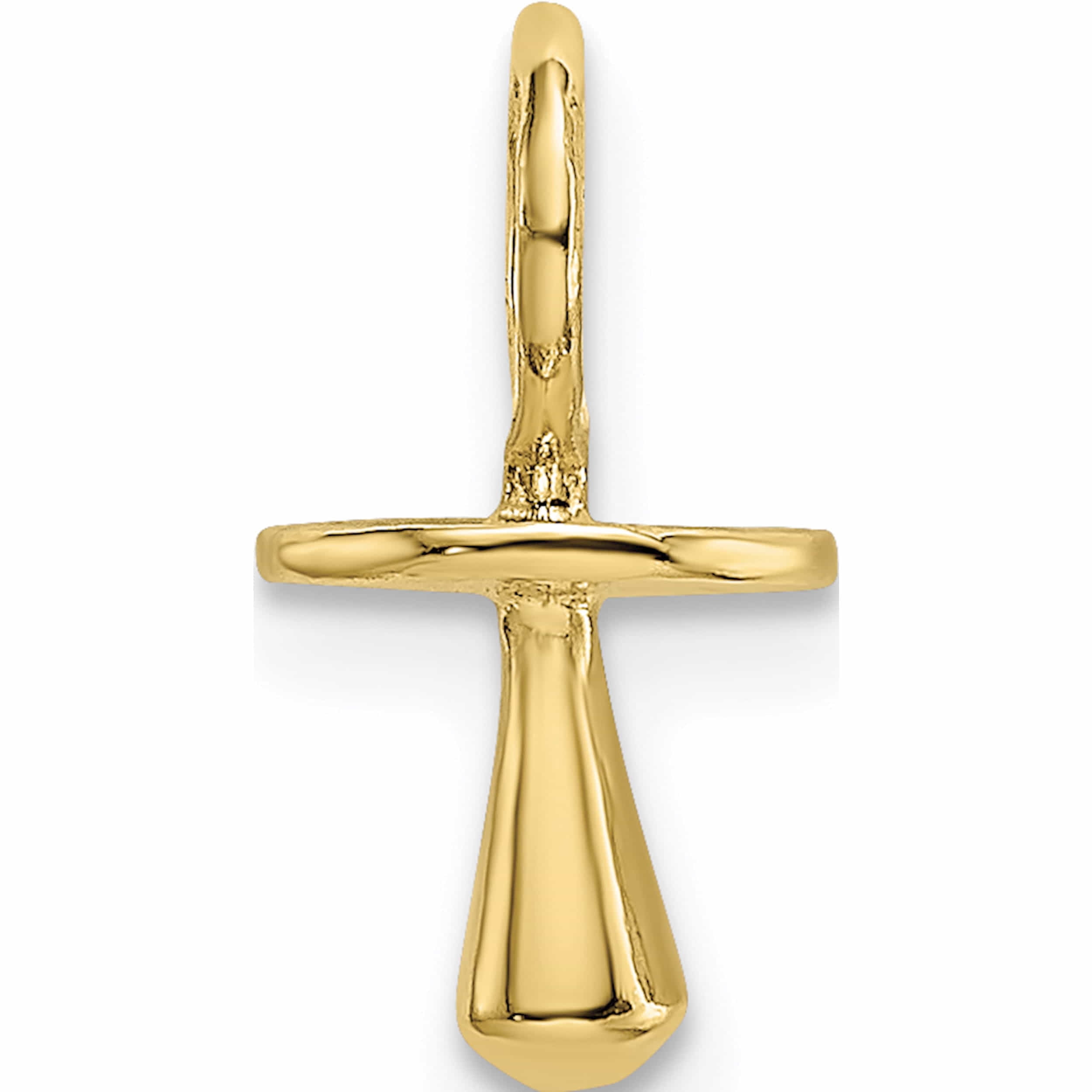 10K Yellow Gold Polished 3-D Pacifier Charm (16 X 7) Made In United ...