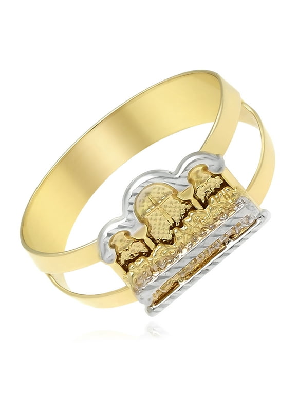 Last Supper Gold Ring