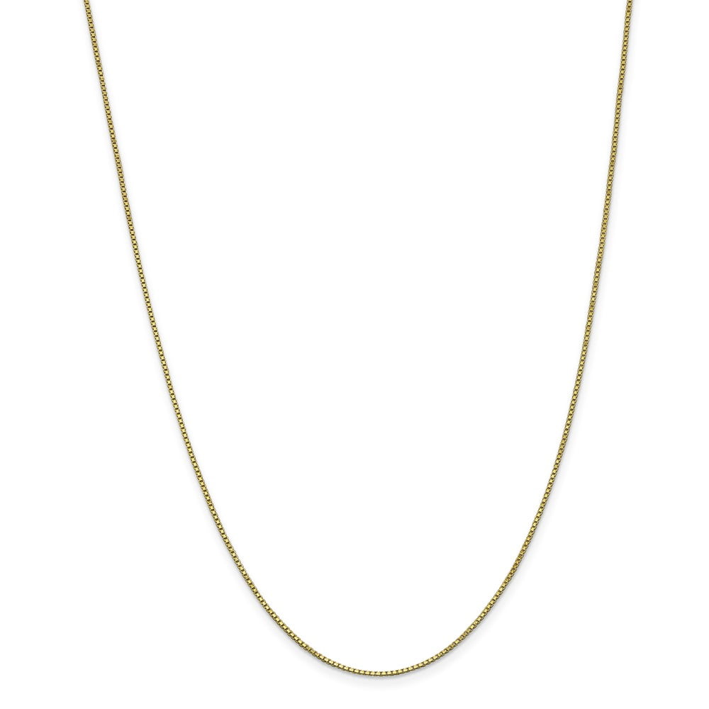 10K Yellow Gold chain Box 16 in 1 mm - Walmart.com
