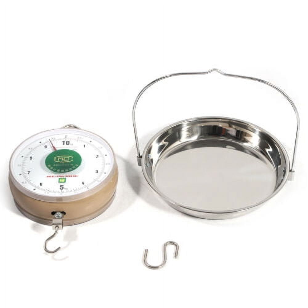 10KG Portable Kitchen Hanging Scale Spring Pointer Scale Fish Weighting ...