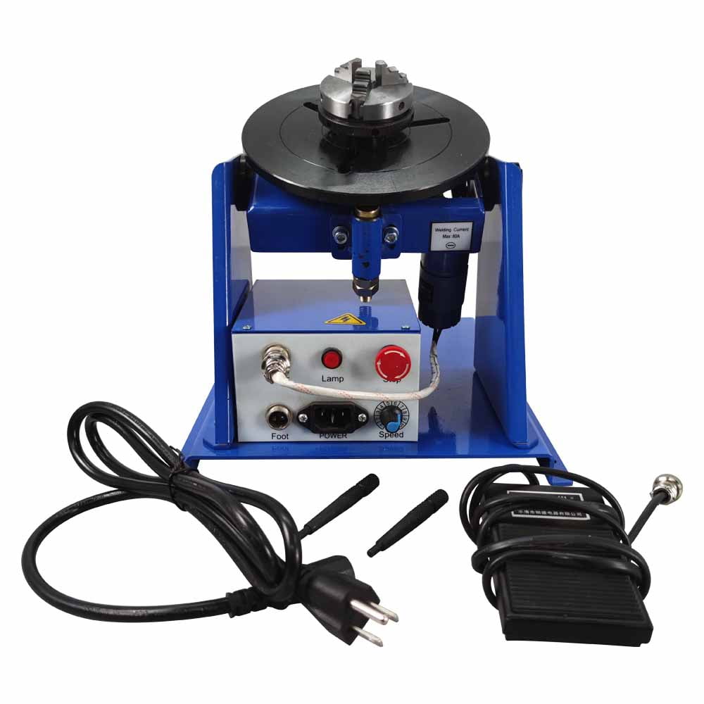 10KG Welding Positioner Rotator Welding Turntable with 65mm Chuck 0-90 ...