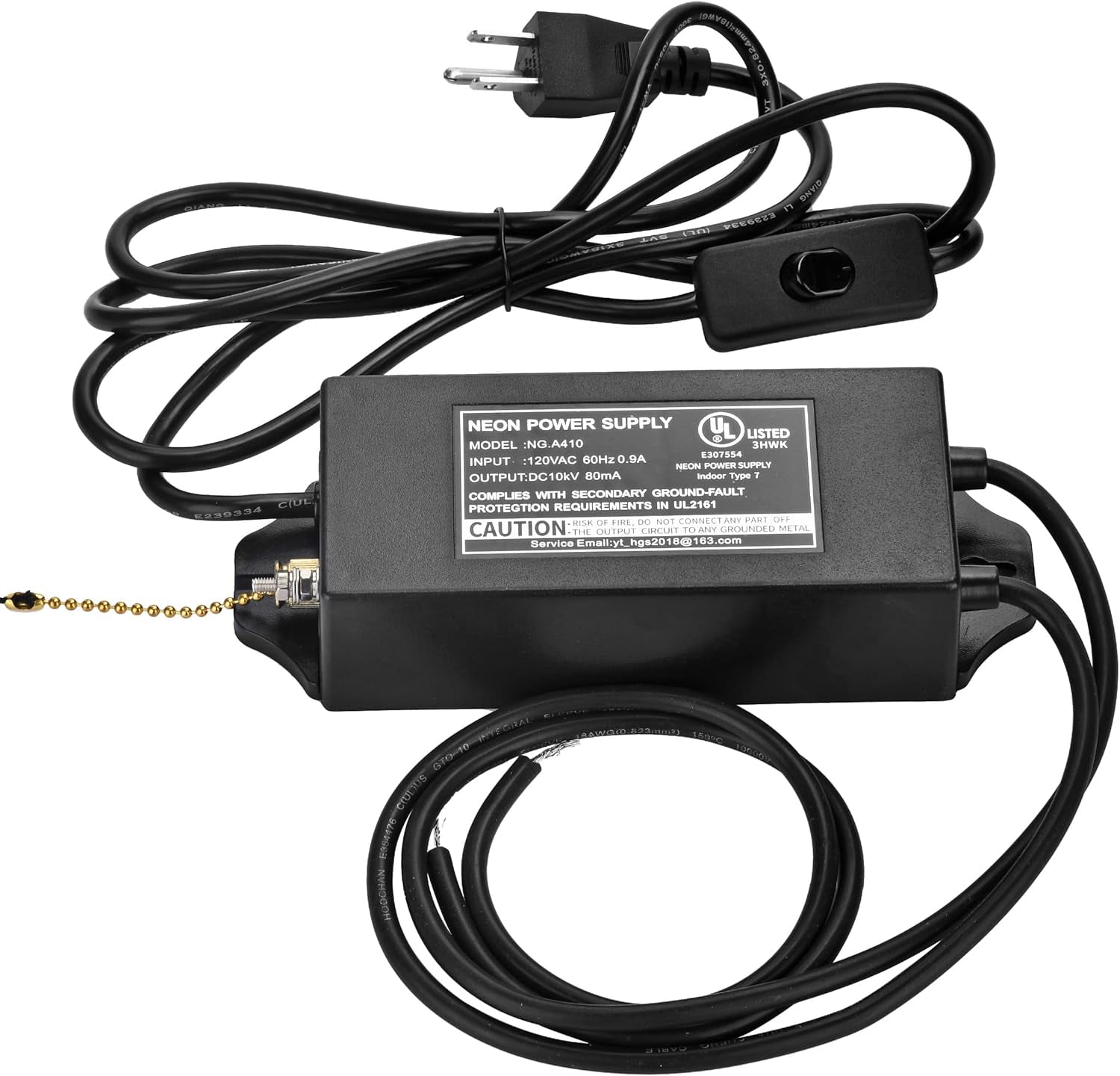 10KV 10000V Power Supply for Glass Neon Sign Electronic Neon Light Beer ...