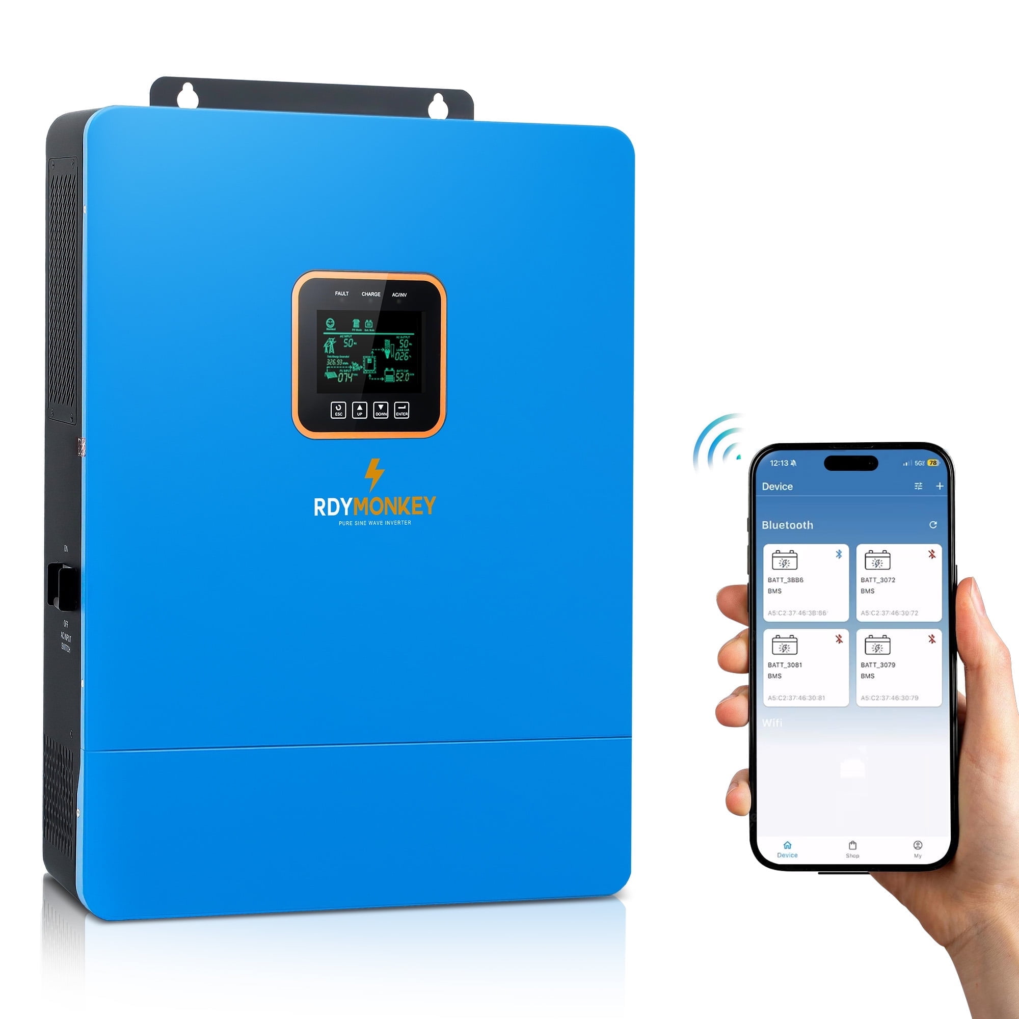 ZLPOWER 10KW 48V PVT Inverter, Pure Sine Wave Solar Power Inverter ...
