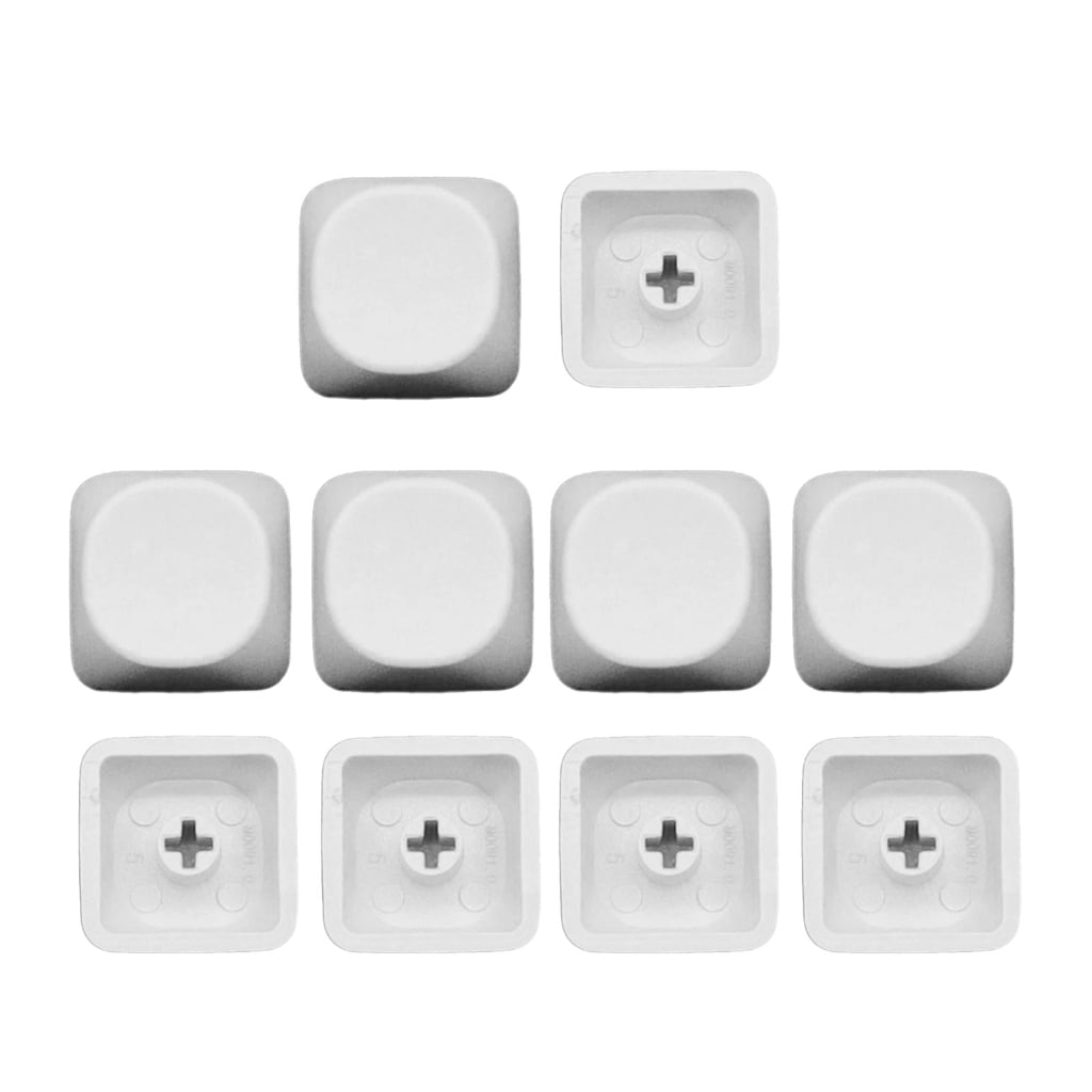 10Key Not Engraving Blank Keycap MOA Profile Height 1U for MX Switches ...