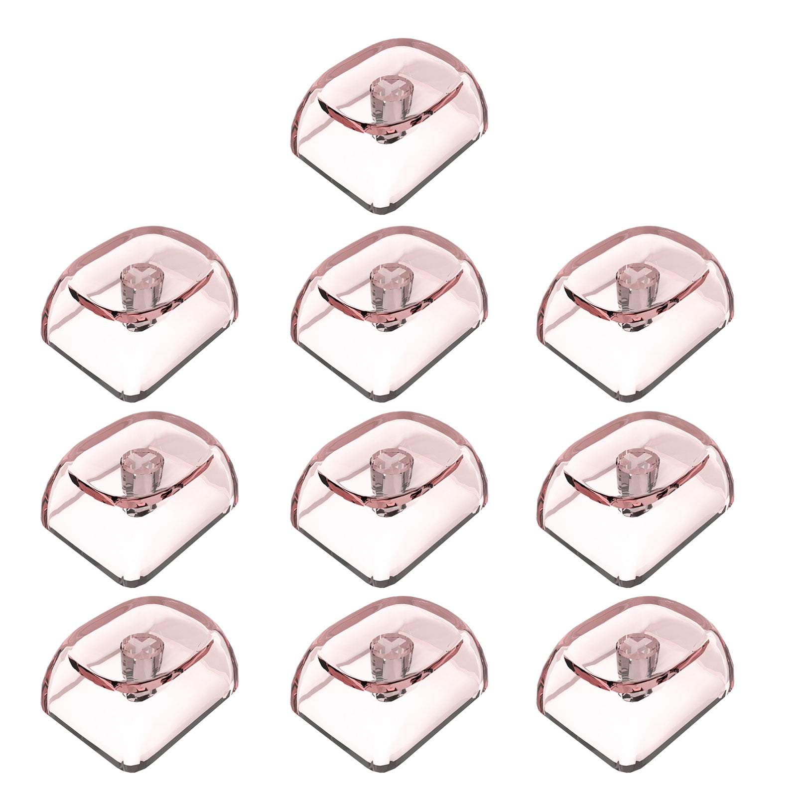 10Keys MOAs Profile 1.25U Transparents Crystal Blanks Keycaps for ...