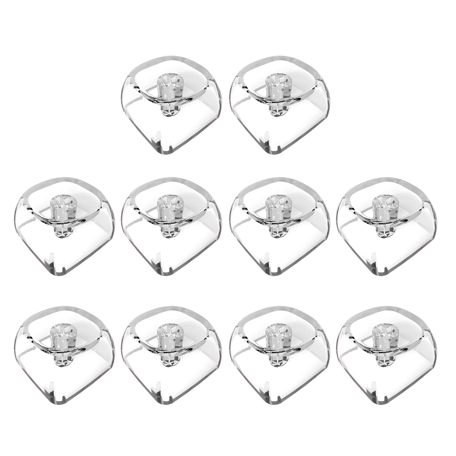 10Keys MOAs Profile Crystal Keycaps 1U Backlits Keycaps with ...