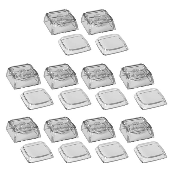 10Keys PC Keycap XDA Profile 1U Not Engraving Blanks Key Cover Unique ...