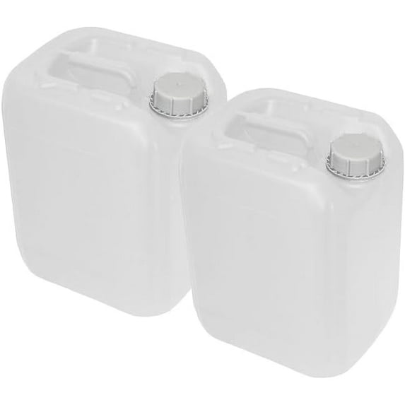 10L / 2.64 Gallon Natural Jerrican | Tamper Evident Screw Cap | Food ...