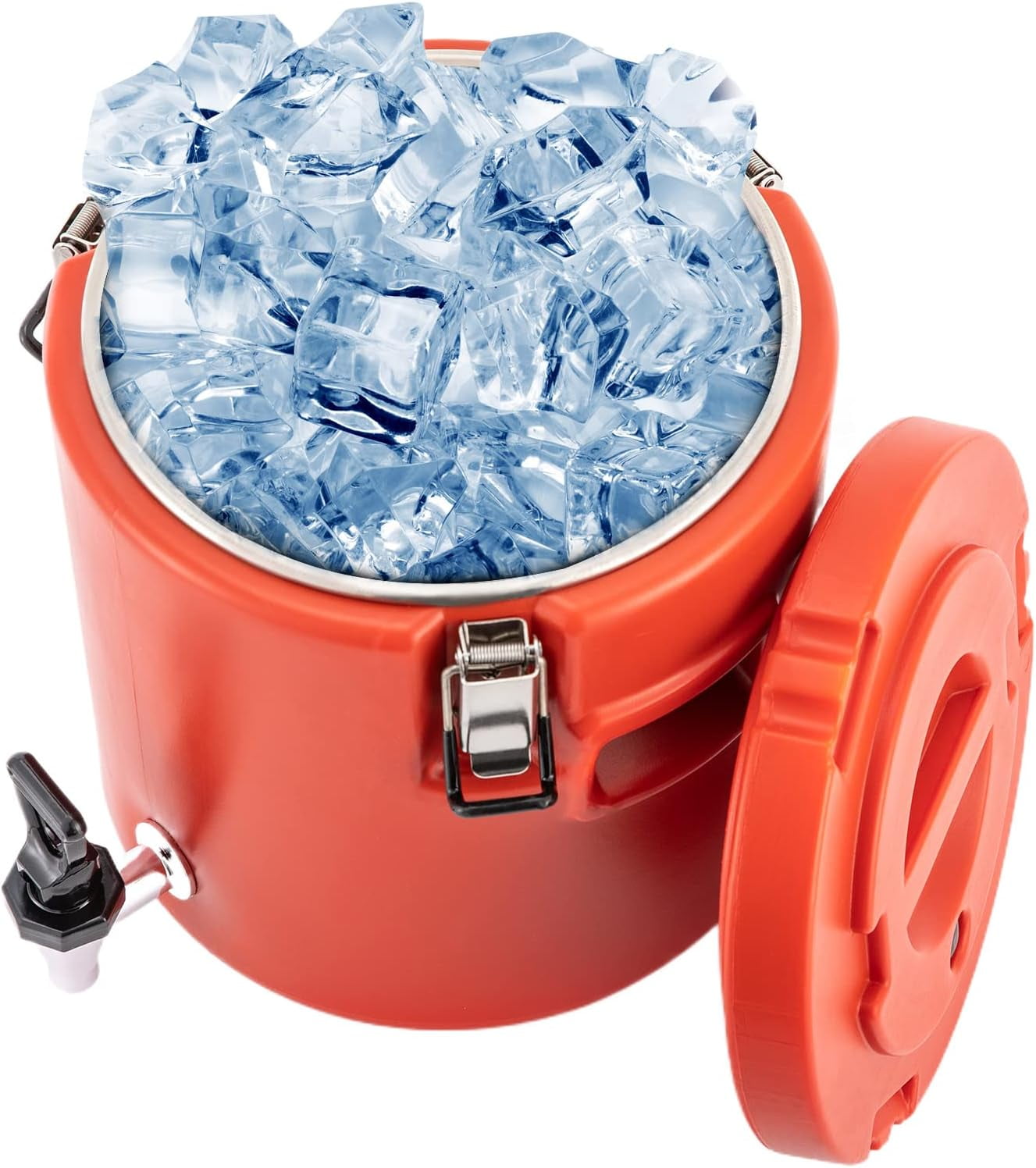 10L/2.64gal Insulated Beverage Dispenser,Stainless Steel Insulated ...