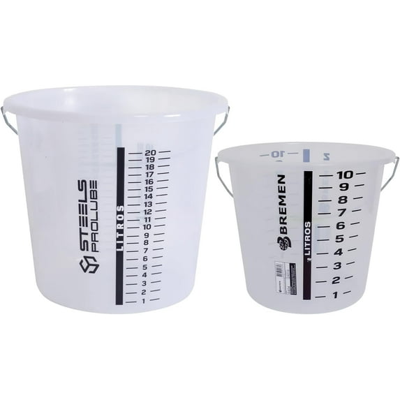 10L and 20L Measuring Bucket with Handle | Multipurpose Large Container ...
