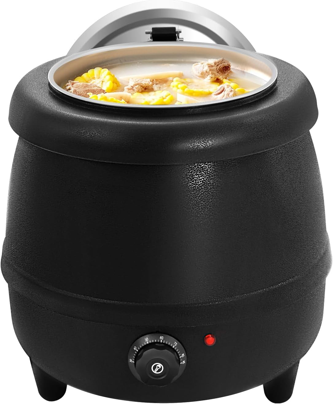 10L Commercial Soup Kettle Warmer, 110V Cafeteria Electric Boiler Pot ...