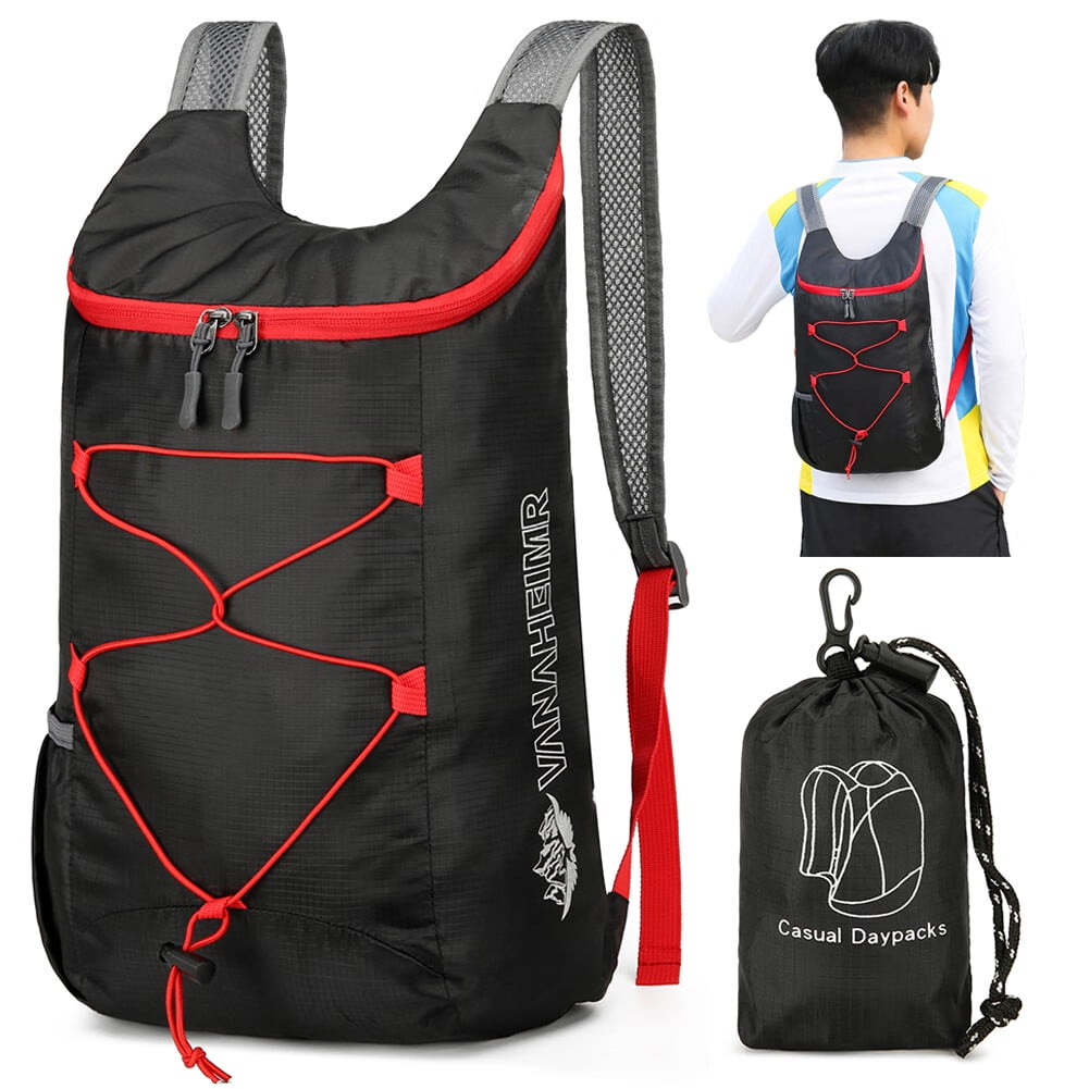 10L Foldable Portable Backpack hiking Daypack Ultralight Splashproof ...