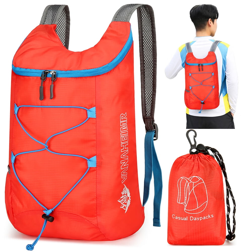 10L Foldable Portable Backpack hiking Daypack Ultralight Splashproof ...