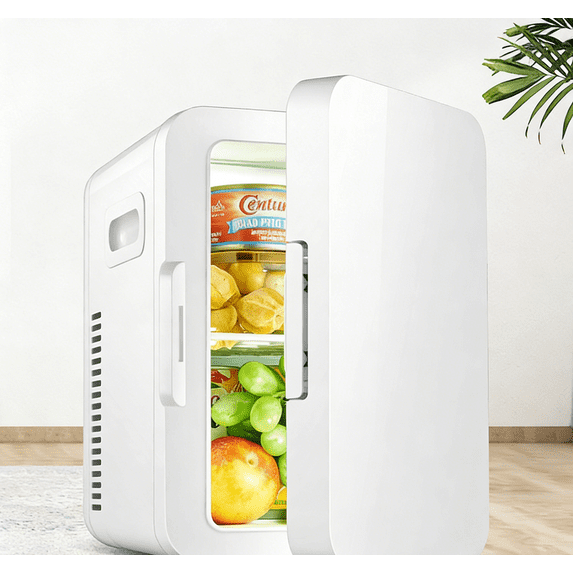 10L Mini Fridge for Bedroom - Car, Office Desk & Dorm Room 12v Portable ...
