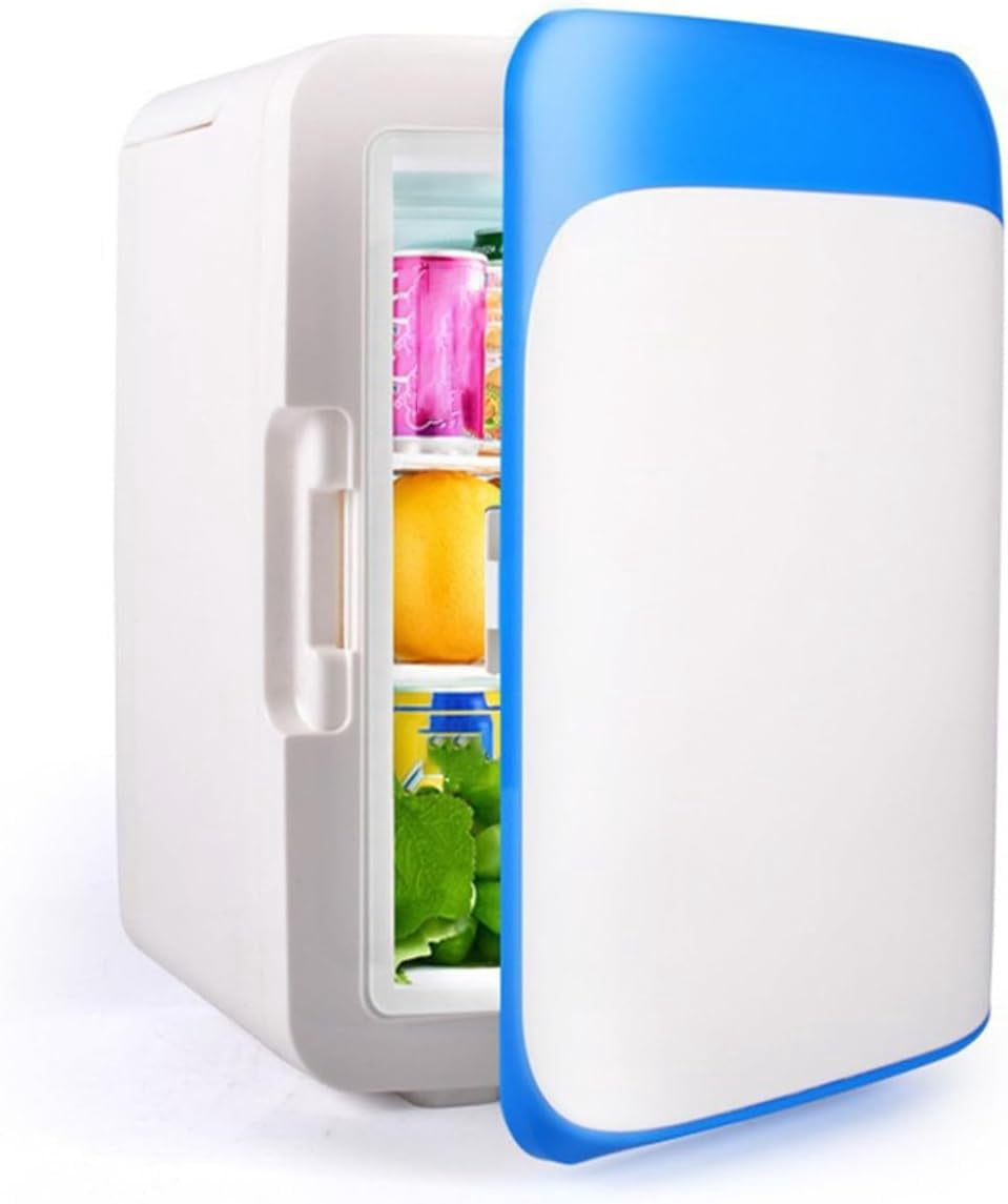10L Mini Fridge for Bedroom, Single Door Compact Refrigerator, Skincare ...