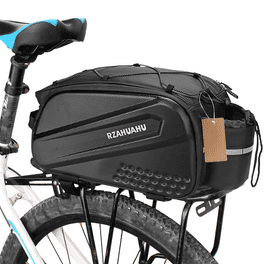Canvas Bike Bag Cycling Double Pannier Bag Bike Rear Seat Carrier Bag for Bicycle Cargo Rack Saddle Bag Walmart
