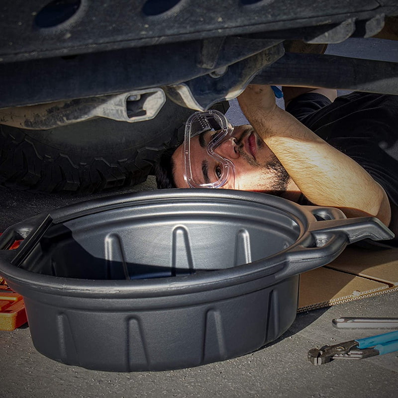 10L Oil Drain Pan Wast Engine Oil Collector Tank Oil Trip Tray for ...