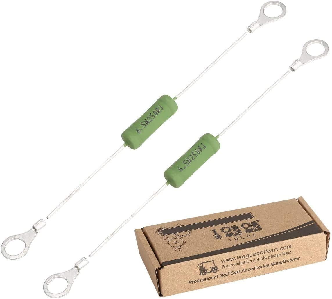10L0L 2 PCS Golf Cart Solenoid Resistor Assembly for 1989-up EZGO ...