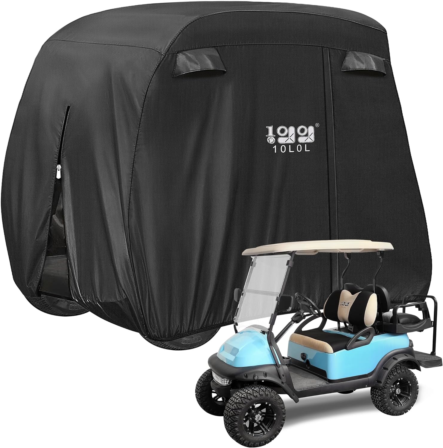 Budge Standard UTV/Golf Cart Cover, Weather and UV Protection for UTVs ...