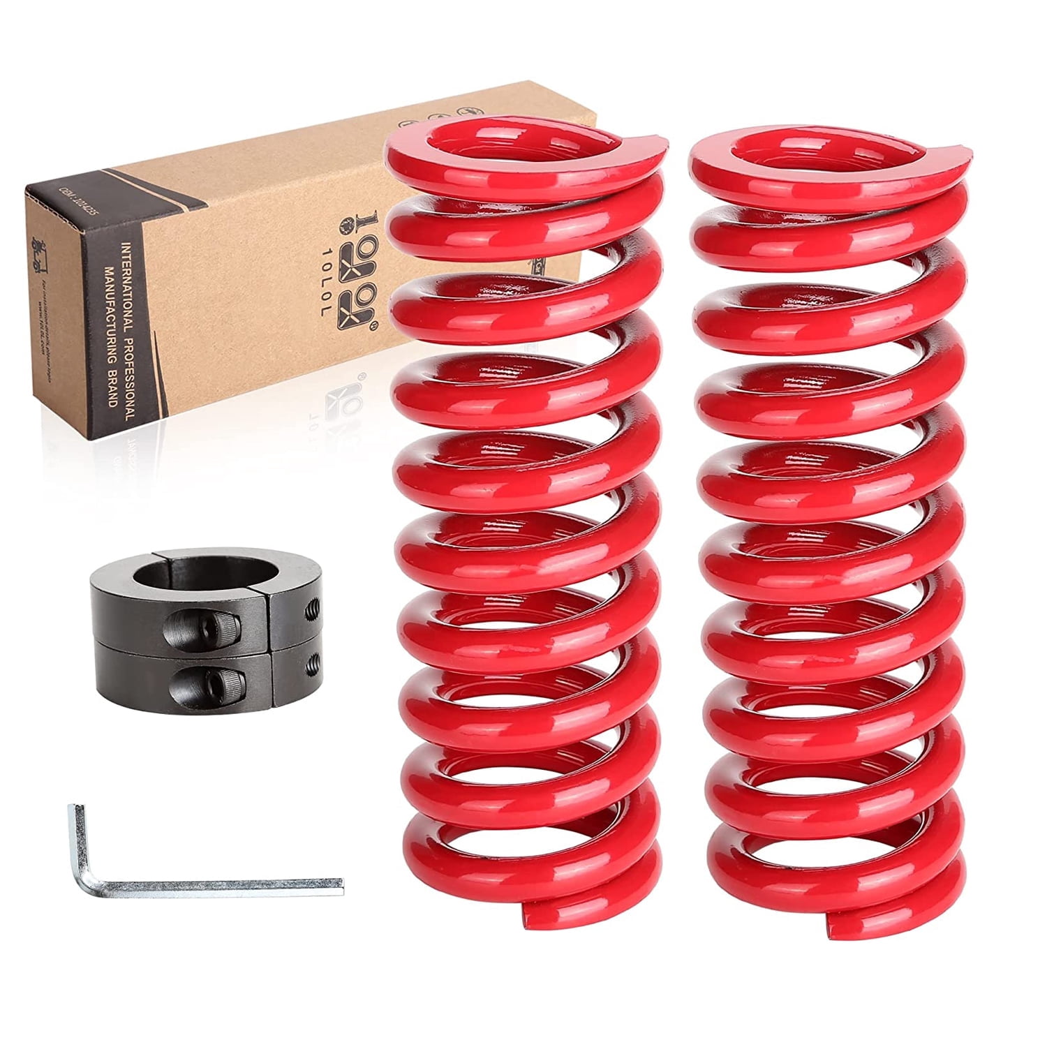 10L0L Golf Cart Heavy Duty Rear Shock Coil Springs Fit Yamaha G14/G16 ...