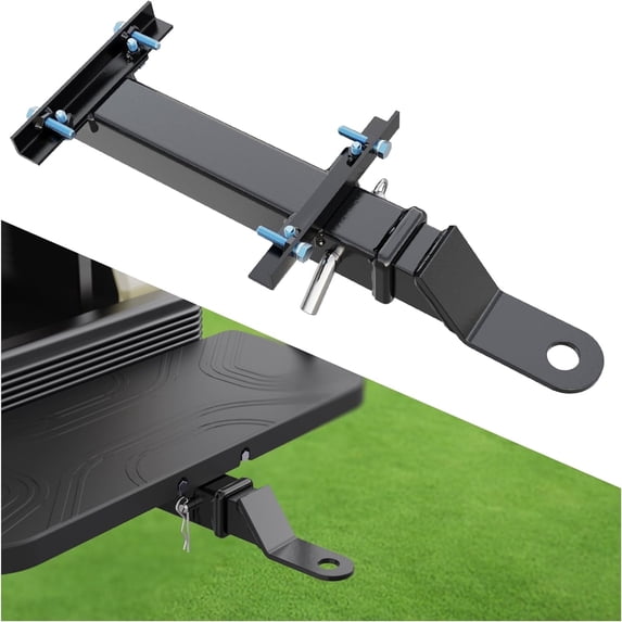 10L0L Golf Cart Heavy Duty Trailer Hitch Kit with Receiver Fit for Club ...