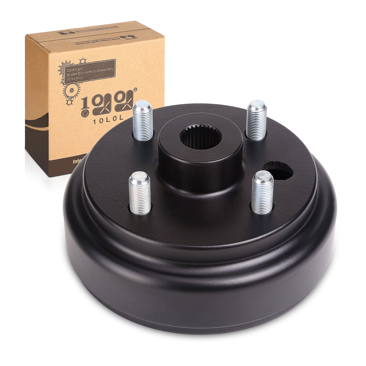 10L0L Rear Wheel Brake Drum for EZGO TXT RXV 4 Cycle Gas Golf Cart, OEM ...