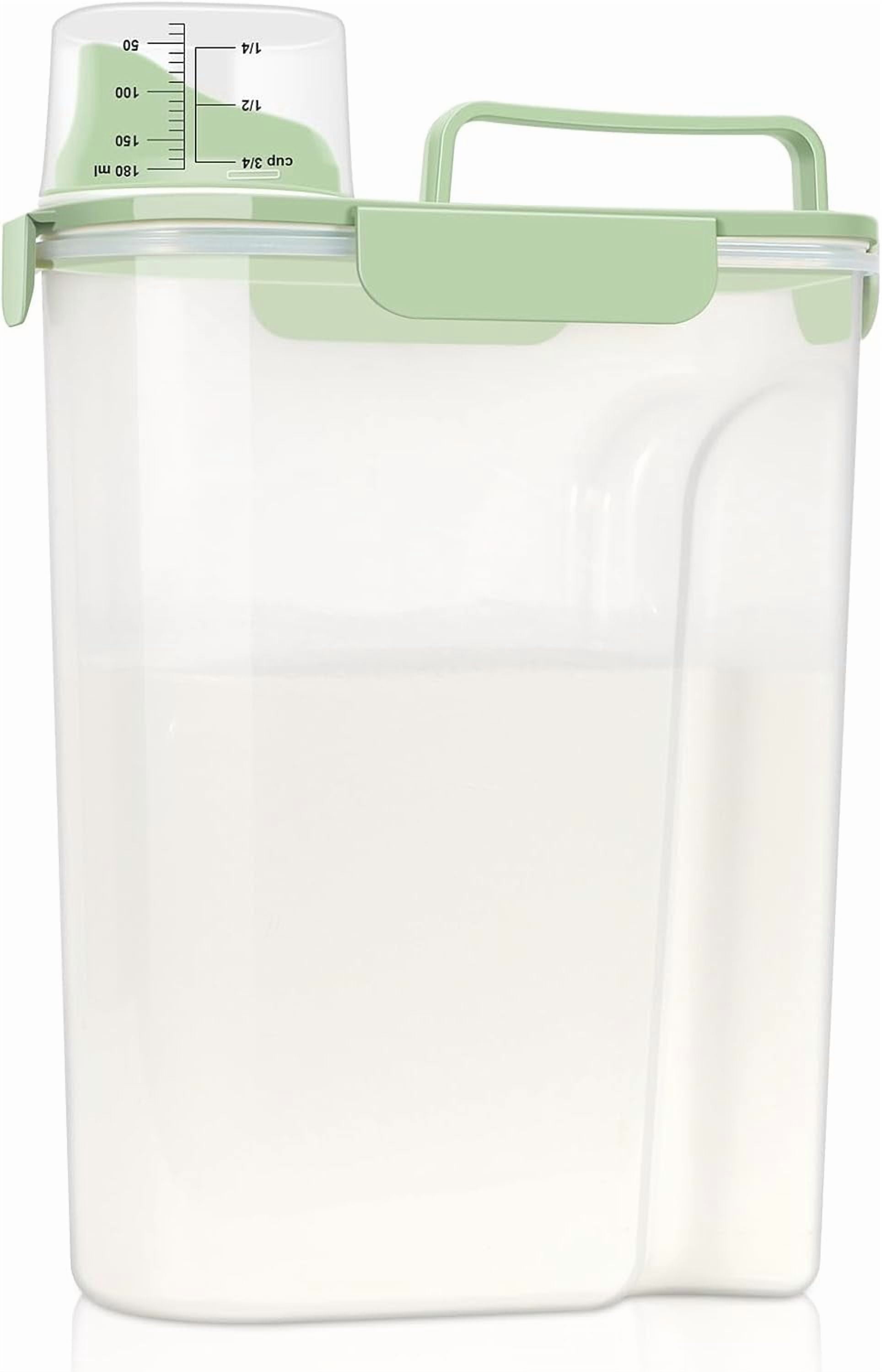 10Lbs Rice Container, Cereal Containers Storage, 6Qt Dry Food Airtight ...