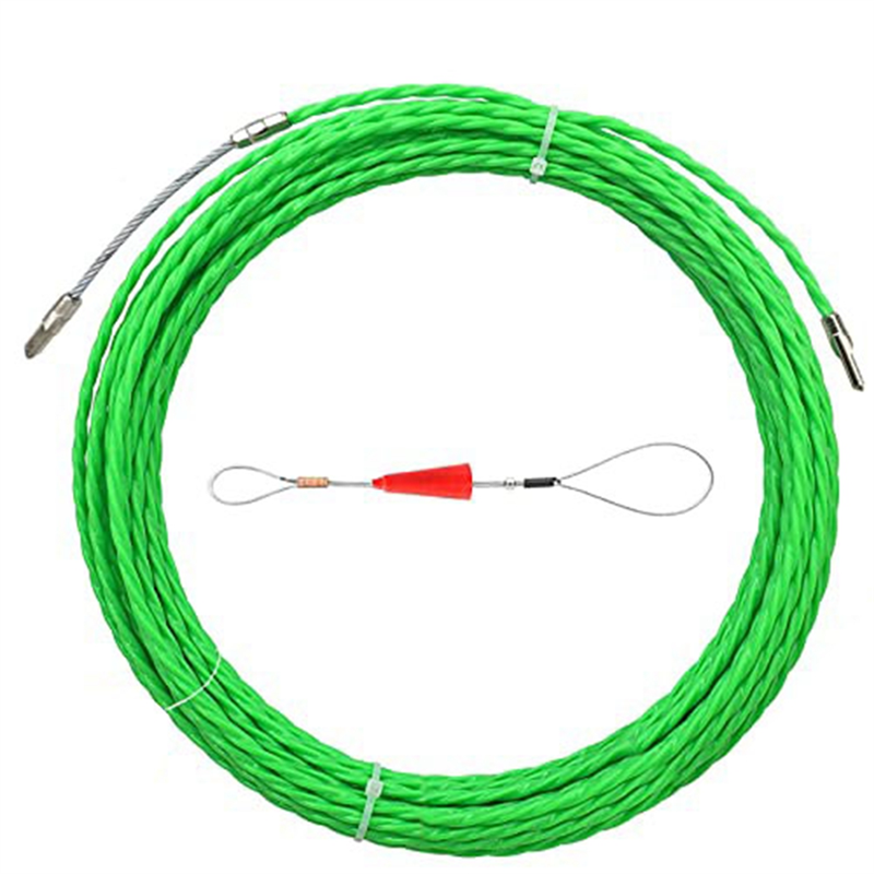10M 33Ft Fish Tape Cable Puller Kit 4.5Mm PET Electrical Cable Puller ...