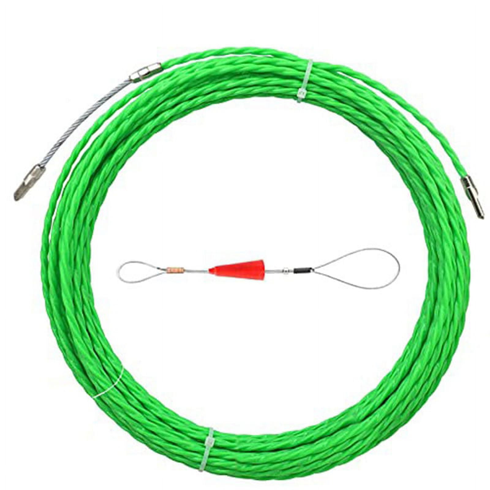 10M 33Ft Fish Tape Cable Puller Kit 4.5Mm PET Electrical Cable Puller ...