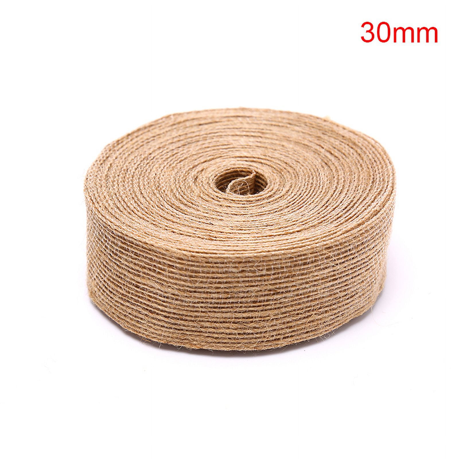 10M Burlap Ribbon Natural Vintage Jute Rope Craft Gift Package DIY ...