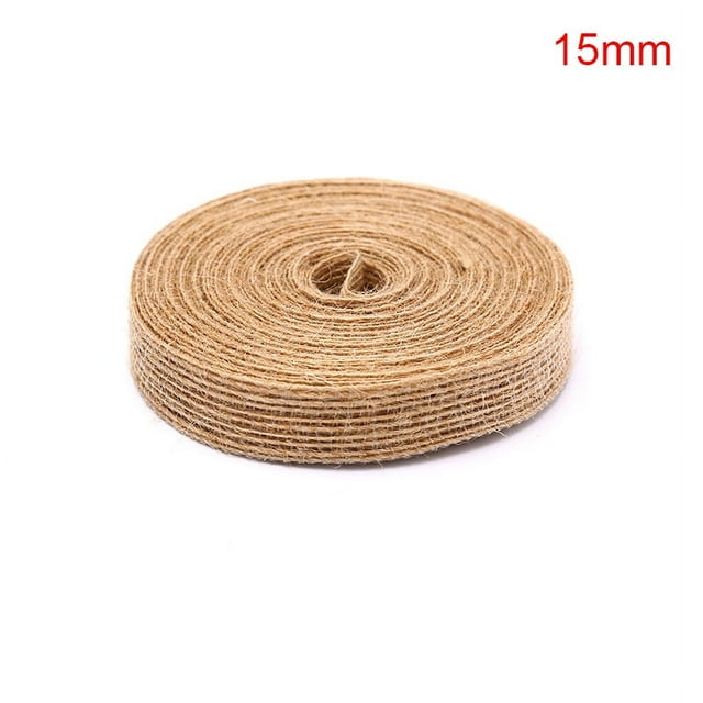 10M Burlap Ribbon Natural Vintage Jute Rope Craft Gift Package DIY ...