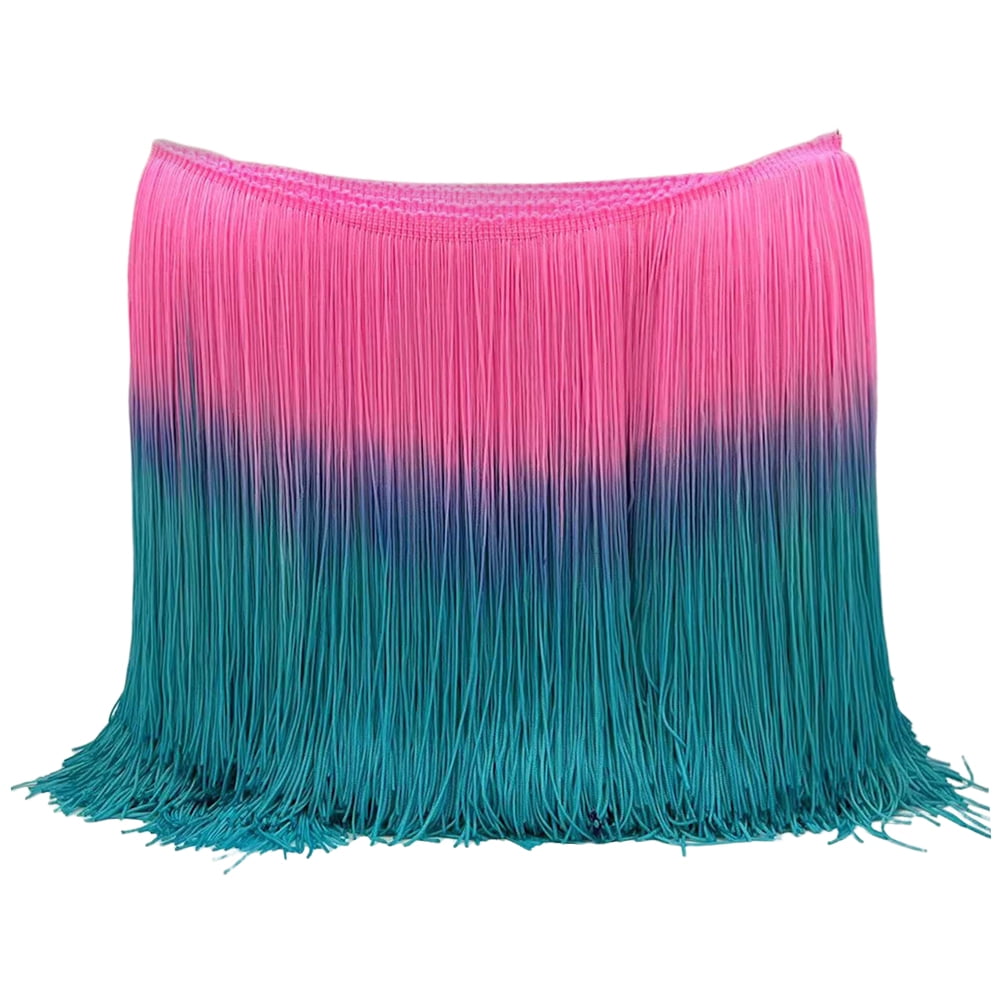 10M Gradient Fringe Trim Sewing Tassel Trim Nylon Fringe Trim DIY ...