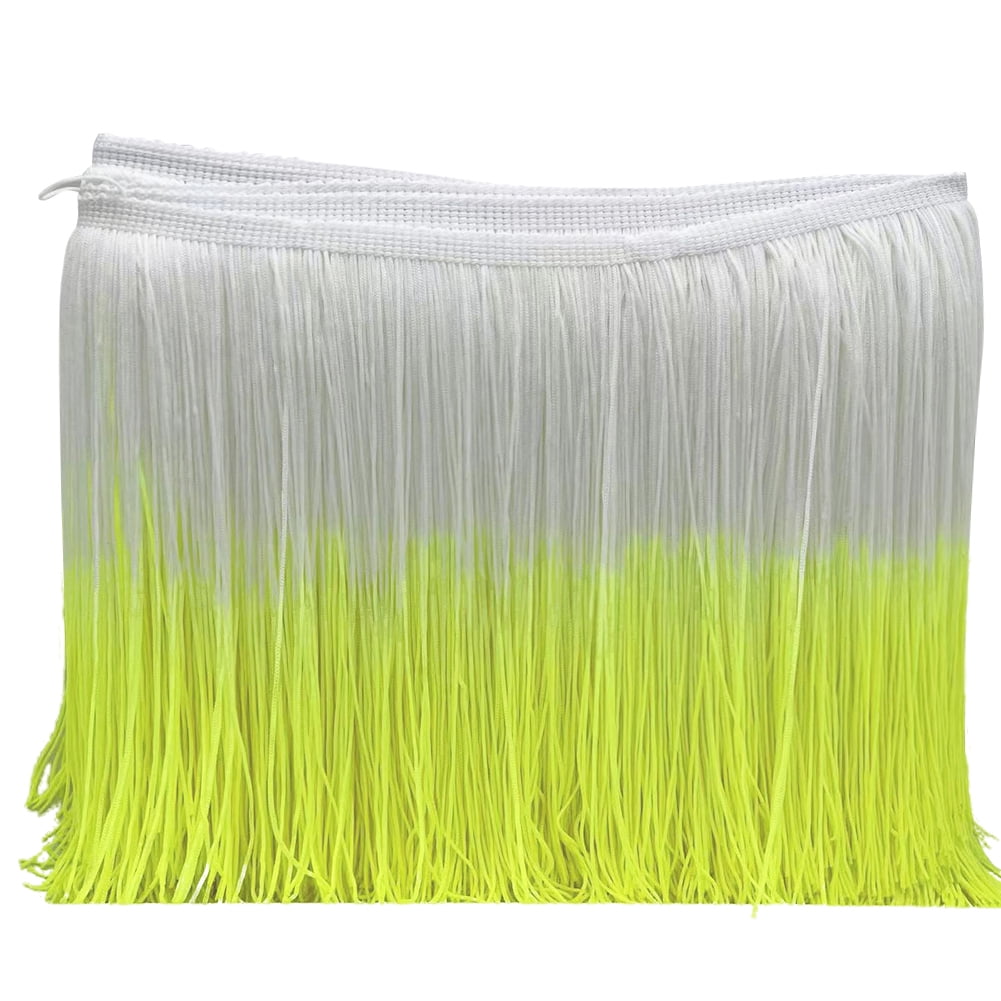 10M Gradient Fringe Trim Sewing Tassel Trim Nylon Fringe Trim DIY ...