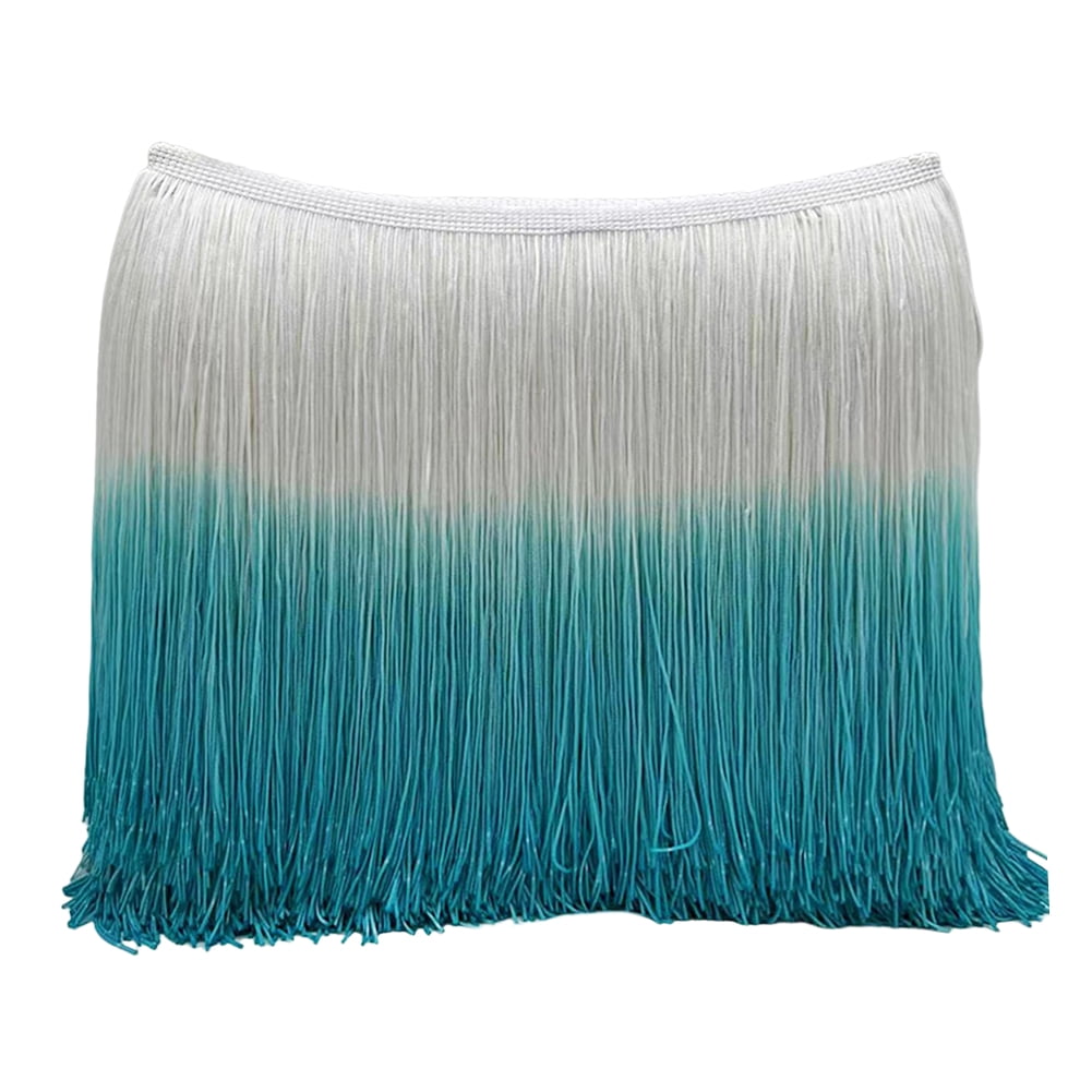 10M Gradient Fringe Trim Sewing Tassel Trim Nylon Fringe Trim DIY ...