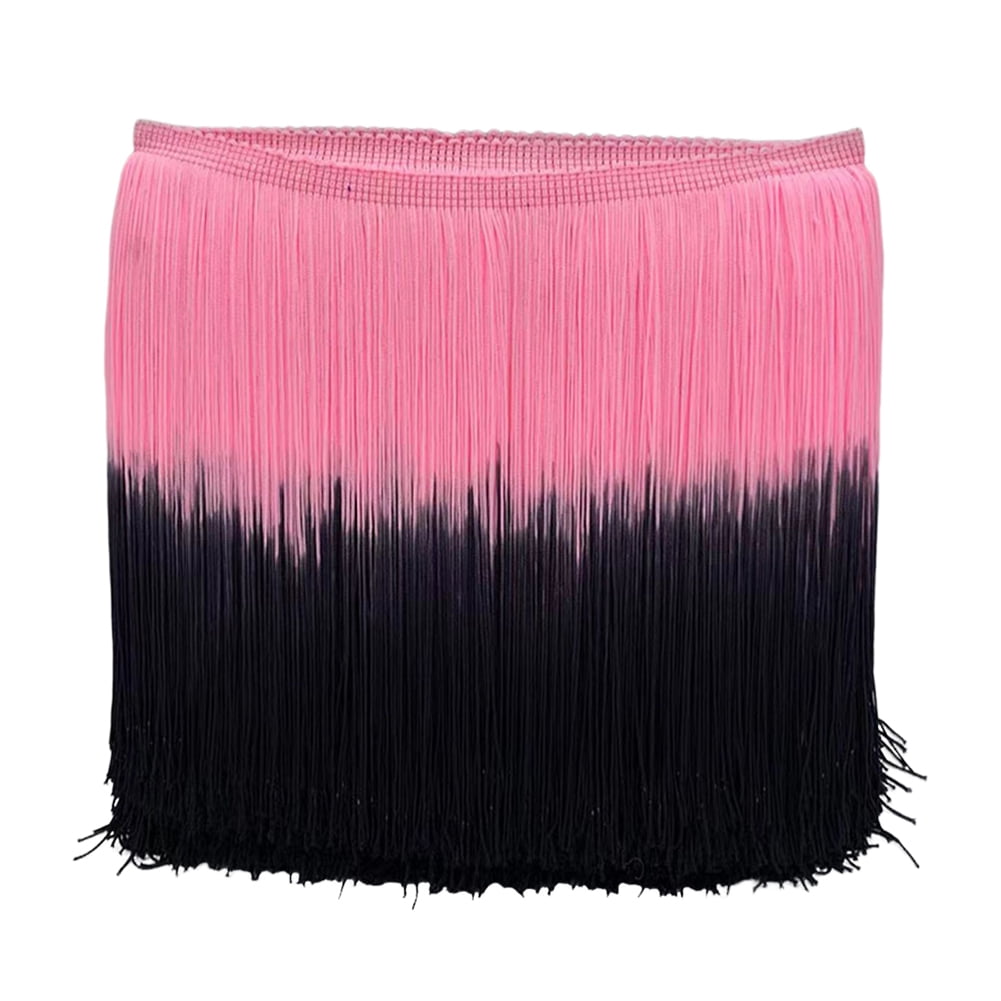 10M Gradient Fringe Trim Sewing Tassel Trim Nylon Fringe Trim DIY ...