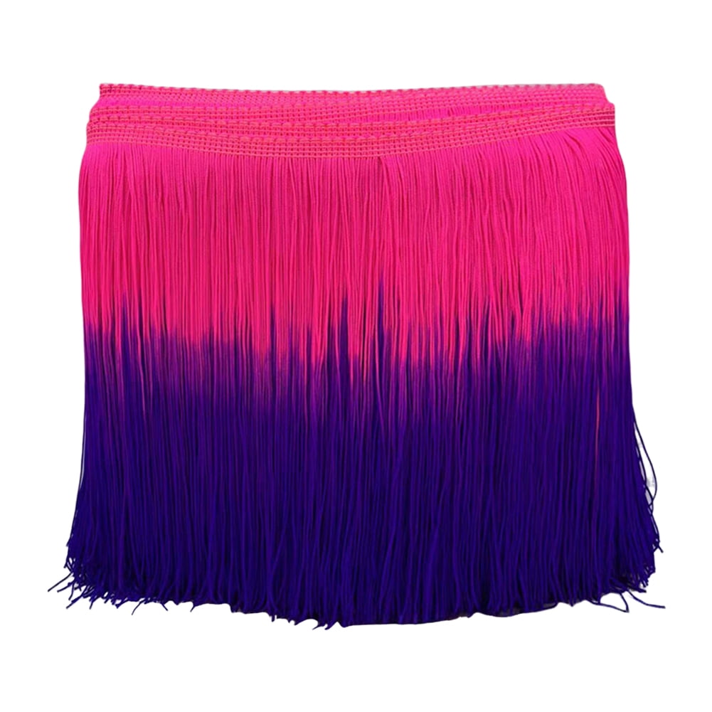 10M Gradient Fringe Trim Sewing Tassel Trim Nylon Fringe Trim DIY ...