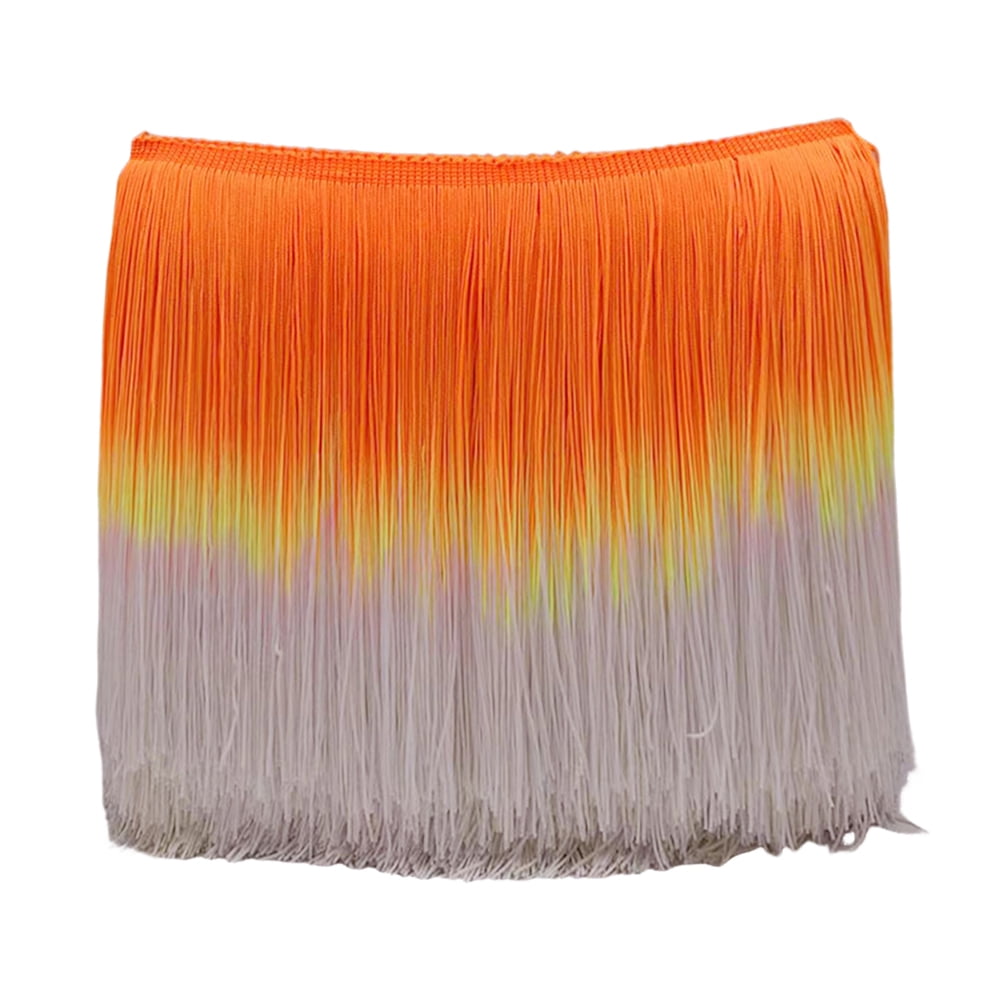 10M Gradient Fringe Trim Sewing Tassel Trim Nylon Fringe Trim DIY ...