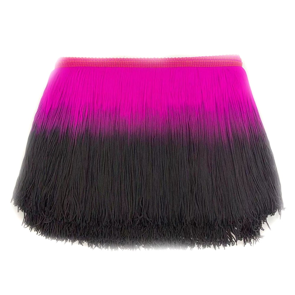 10M Gradient Fringe Trim Sewing Tassel Trim Nylon Fringe Trim DIY ...