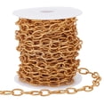 10M Oval Oxidation Aluminum Cable Chains Texture Unwelded with Spool ...