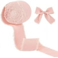 10M Polyester Frayed Ribbon Raw Edge Ribbon Gift Packaging Accessories ...